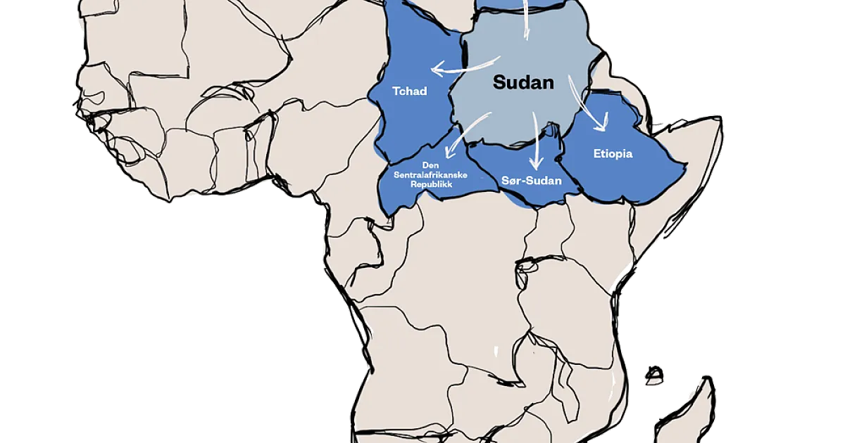 Den humanitære krisen i Sudan. Gi nødhjelp – Plan
